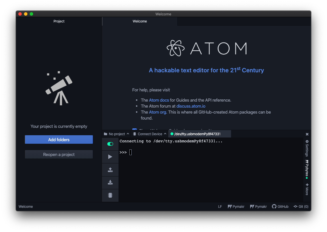 Installing the Pymakr plugin into Atom – Cassar Technologies Corporation